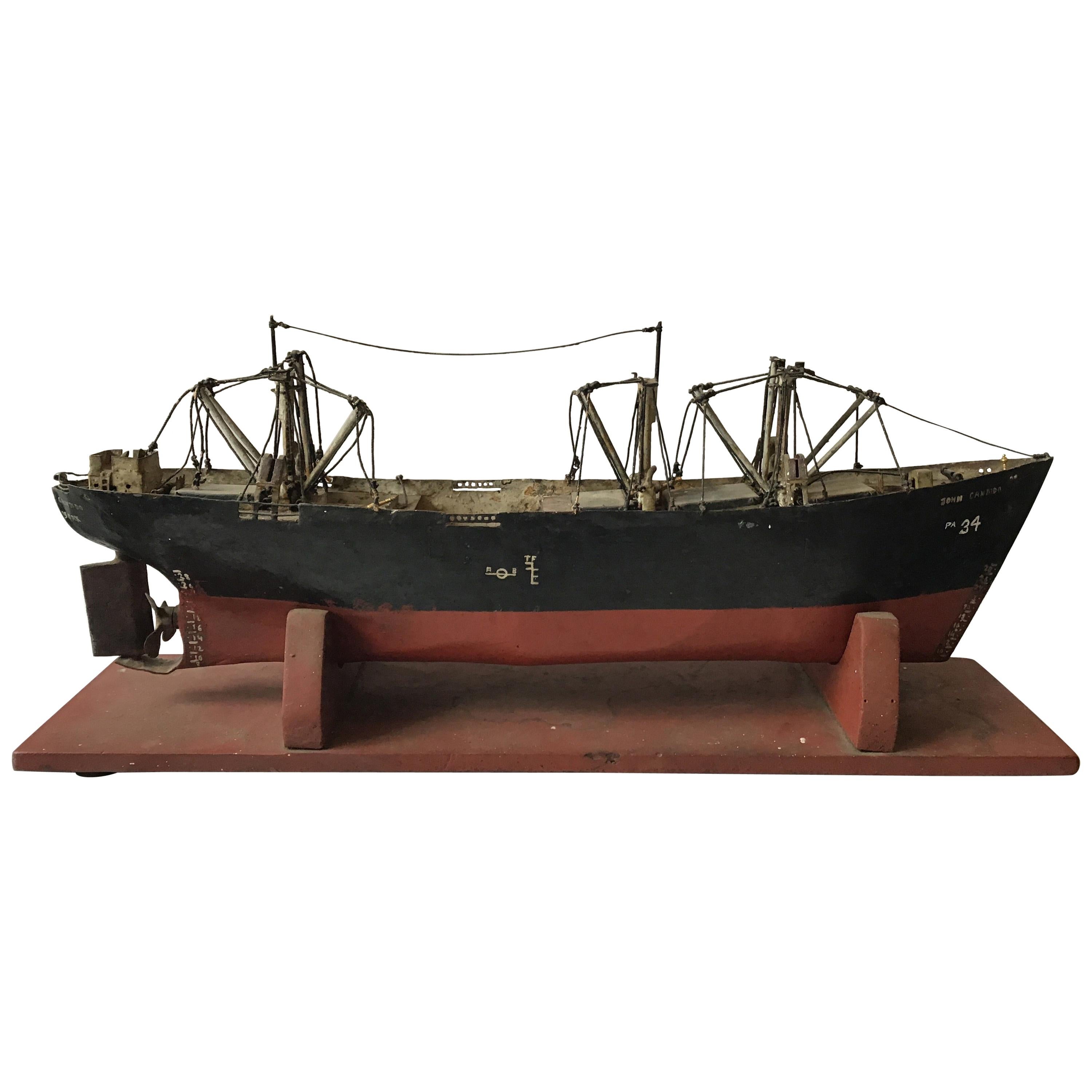 Vintage Tin Boats - 9 For Sale on 1stDibs