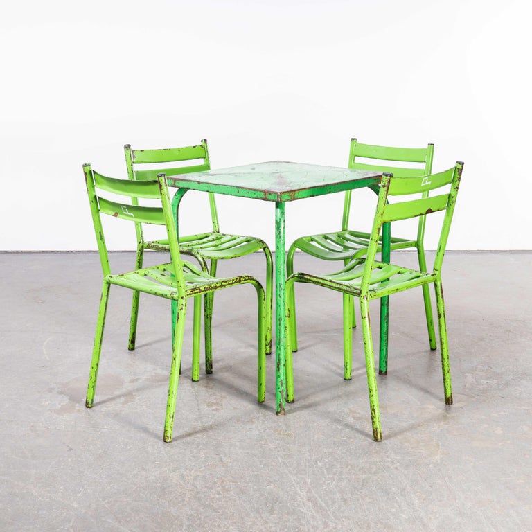 1950's Toledo French Outdoor Table and Four Chair Set '1629.1' For Sale ...