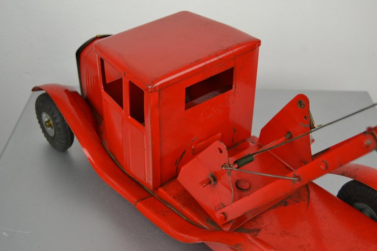 1950s Tri-Ang Toy Truck, a Bedford Lorry Wrecker Truck, Pressed Steel ...