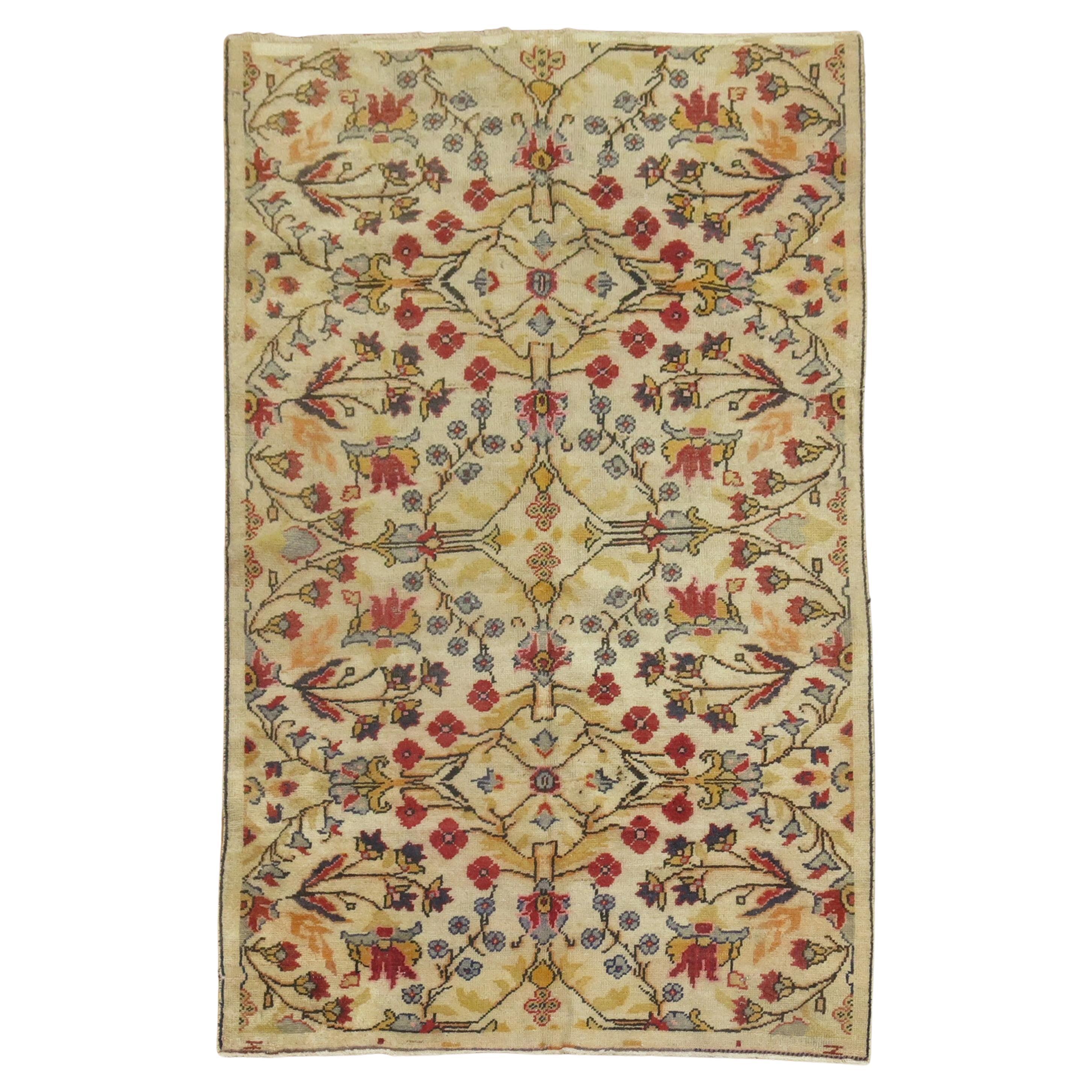 Portuguese Carpet 20th Century "Arraiolos" Wool Hand Made For Sale at ...