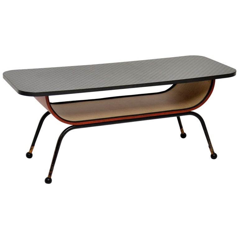 1950s Vintage Atomic Coffee Table at 1stDibs | atomic side table ...