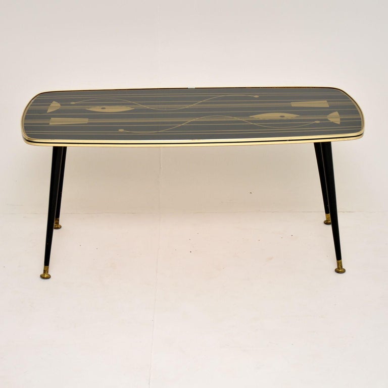 1950s Vintage Atomic Style Coffee Table at 1stDibs | 1950 coffee table ...