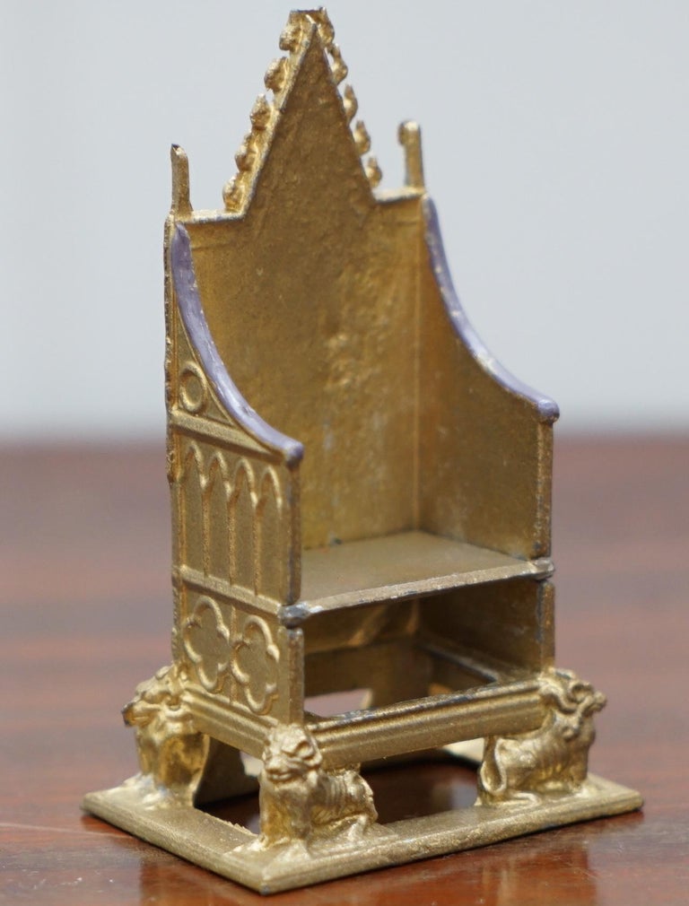 1950s Vintage Britain's Model No. 86D of the Coronation Chair of ...