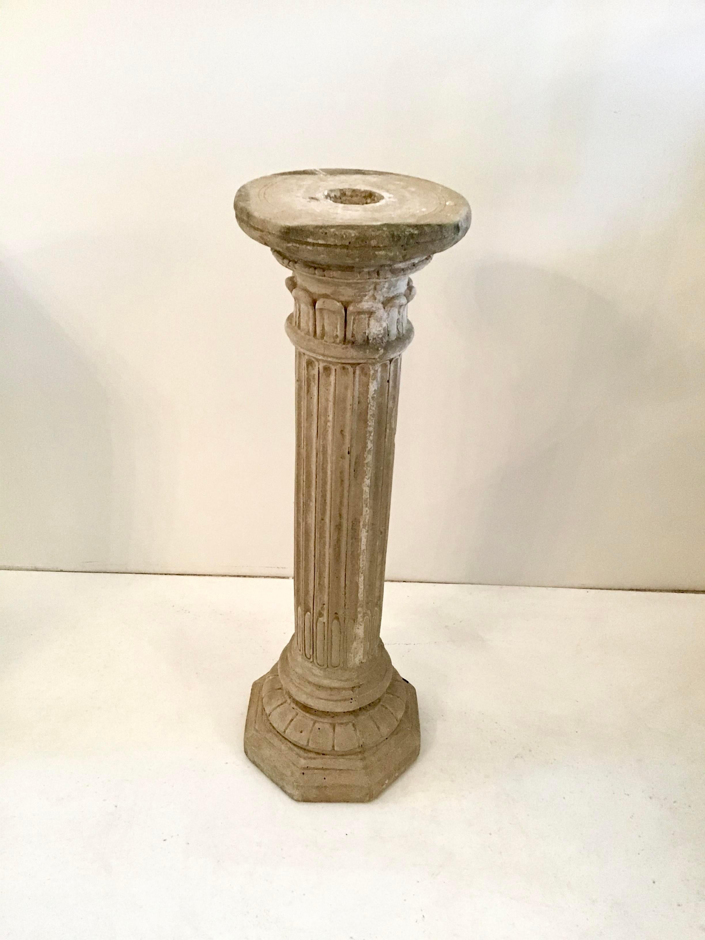 1950s Vintage Classical Garden Pedestal For Sale at 1stDibs
