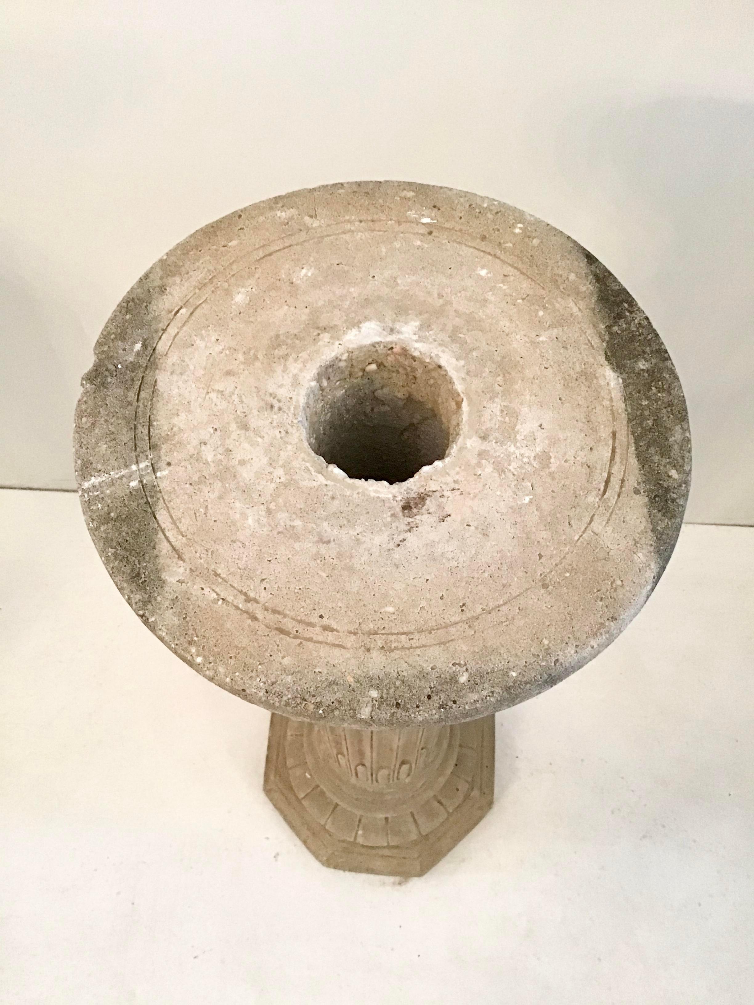1950s Vintage Classical Garden Pedestal For Sale at 1stDibs