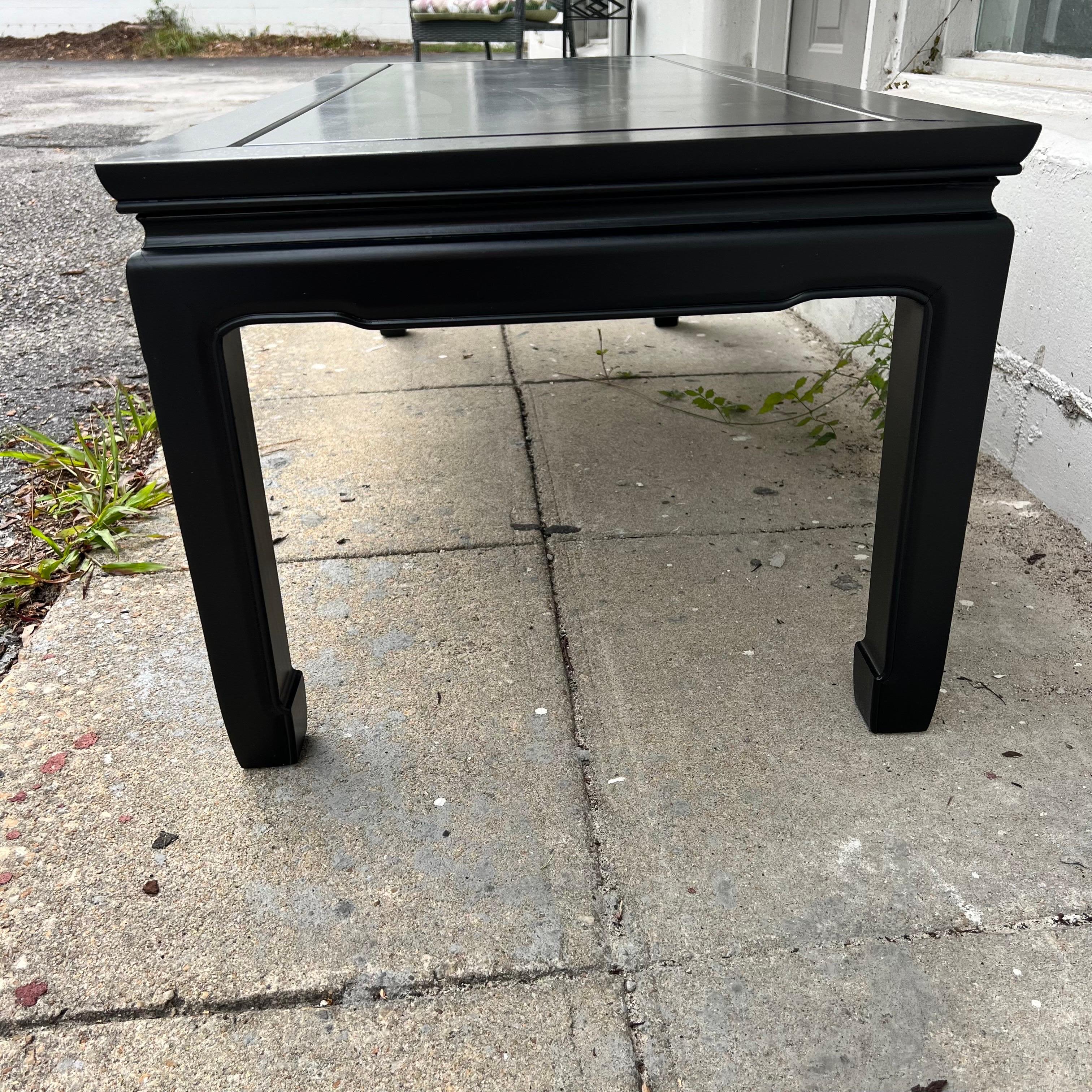 1950s Vintage Ebonized Ming Style Coffee Table at 1stDibs | ming coffee ...