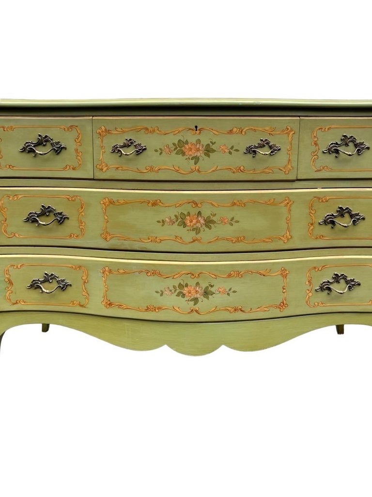 1950s, Vintage French Provincial Style Cherry Wood Dresser by John ...