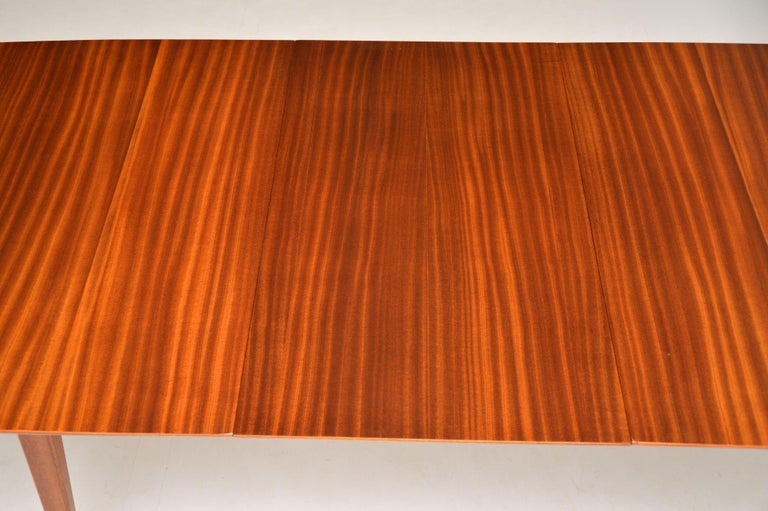 1950s Vintage Mahogany Dining Table by Peter Hayward for Vanson at 1stDibs