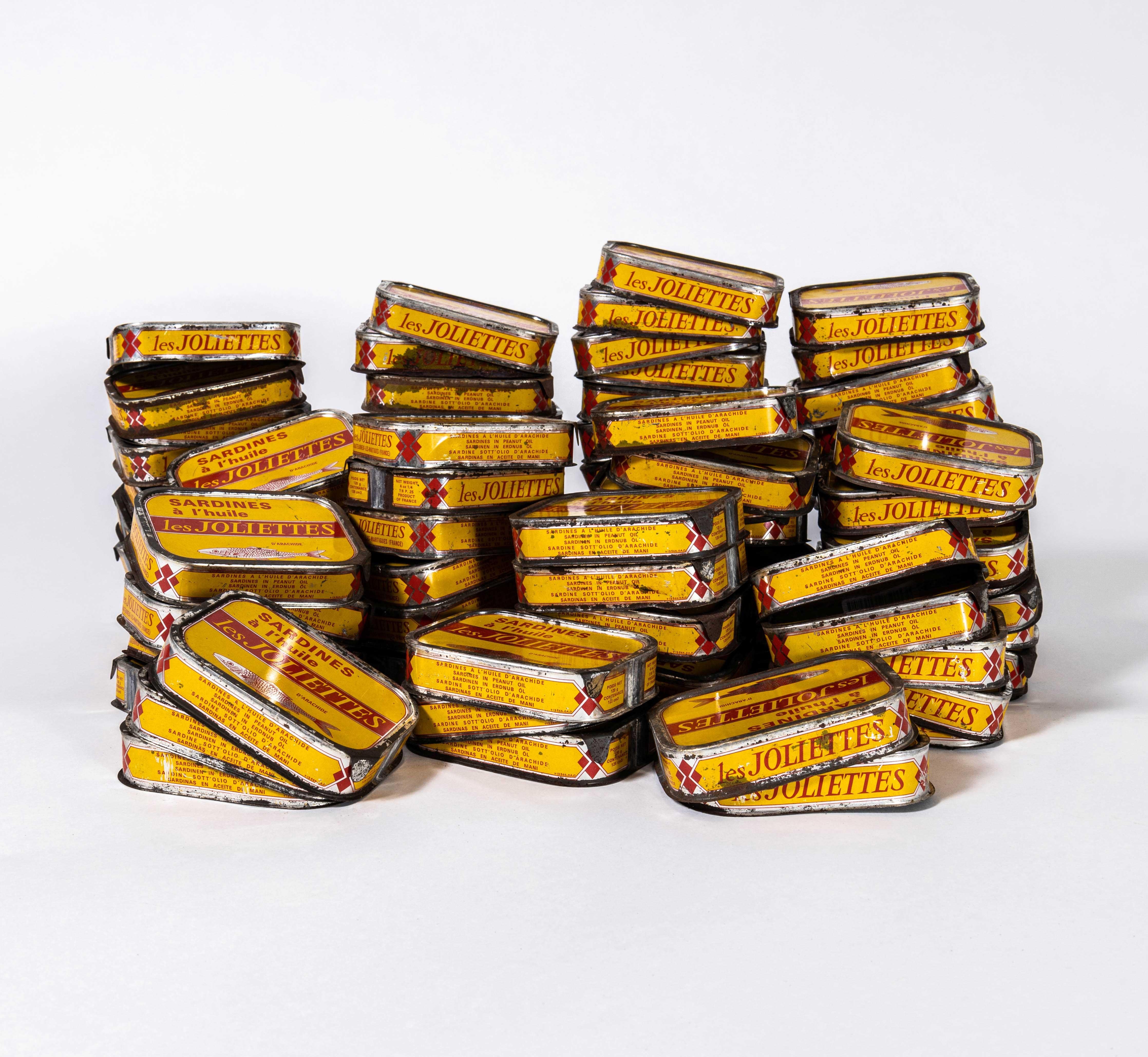 1950's Vintage New Old Stock Les Joliettes Sardine Tins - Large ...