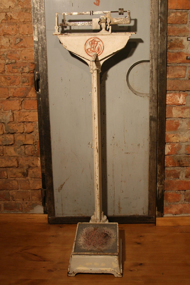1950s Vintage Polish Medical Scale For Sale at 1stDibs | vintage ...