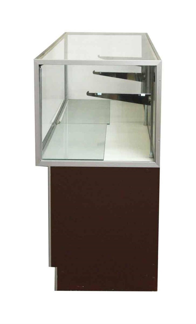 1950s Vintage Retail Jewelry Display Showcase with Mirrored Back and ...