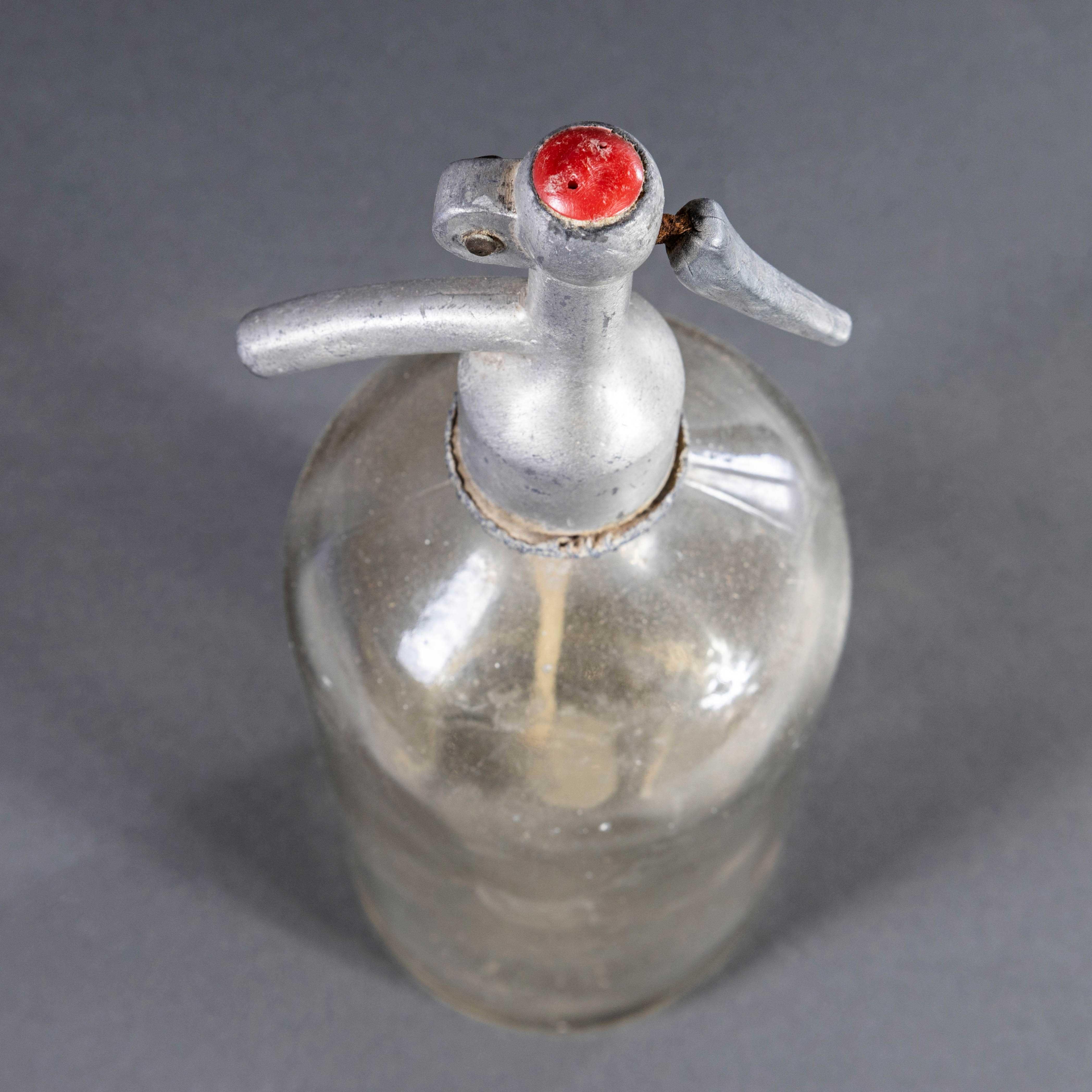 1950's Vintage Romanian Soda Siphons - Clear Glass - Large Quantity ...