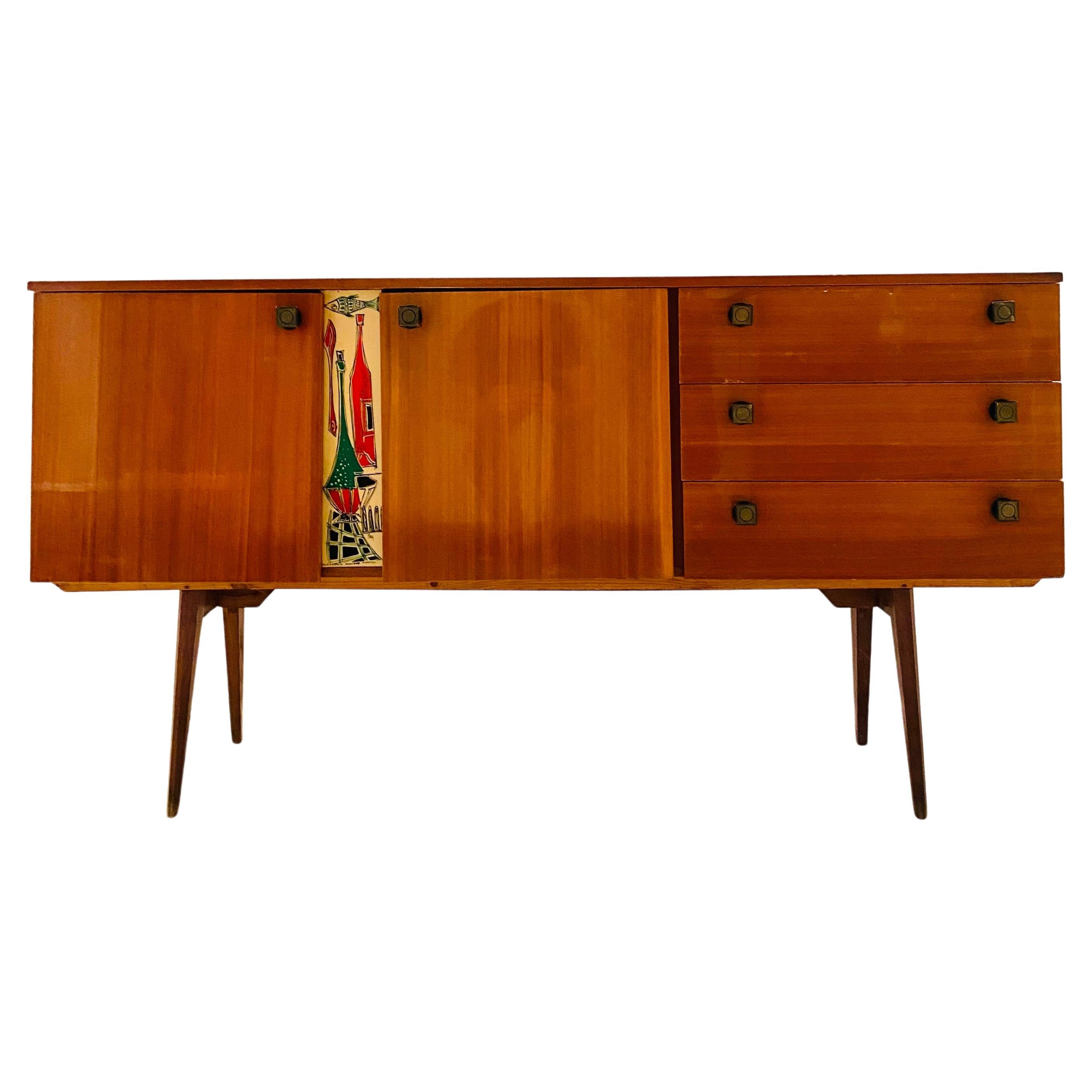 Organic Form Sideboard, Italy circa 1950 at 1stDibs