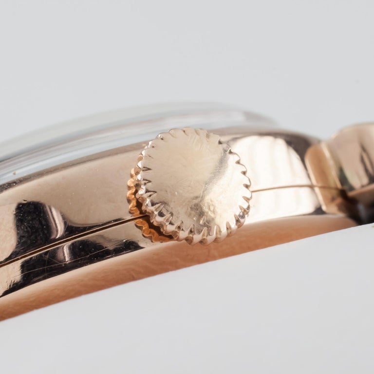 1950s Vintage Soviet Russia Mockba 14k Rose Gold Watch W/ Patina Dial ...