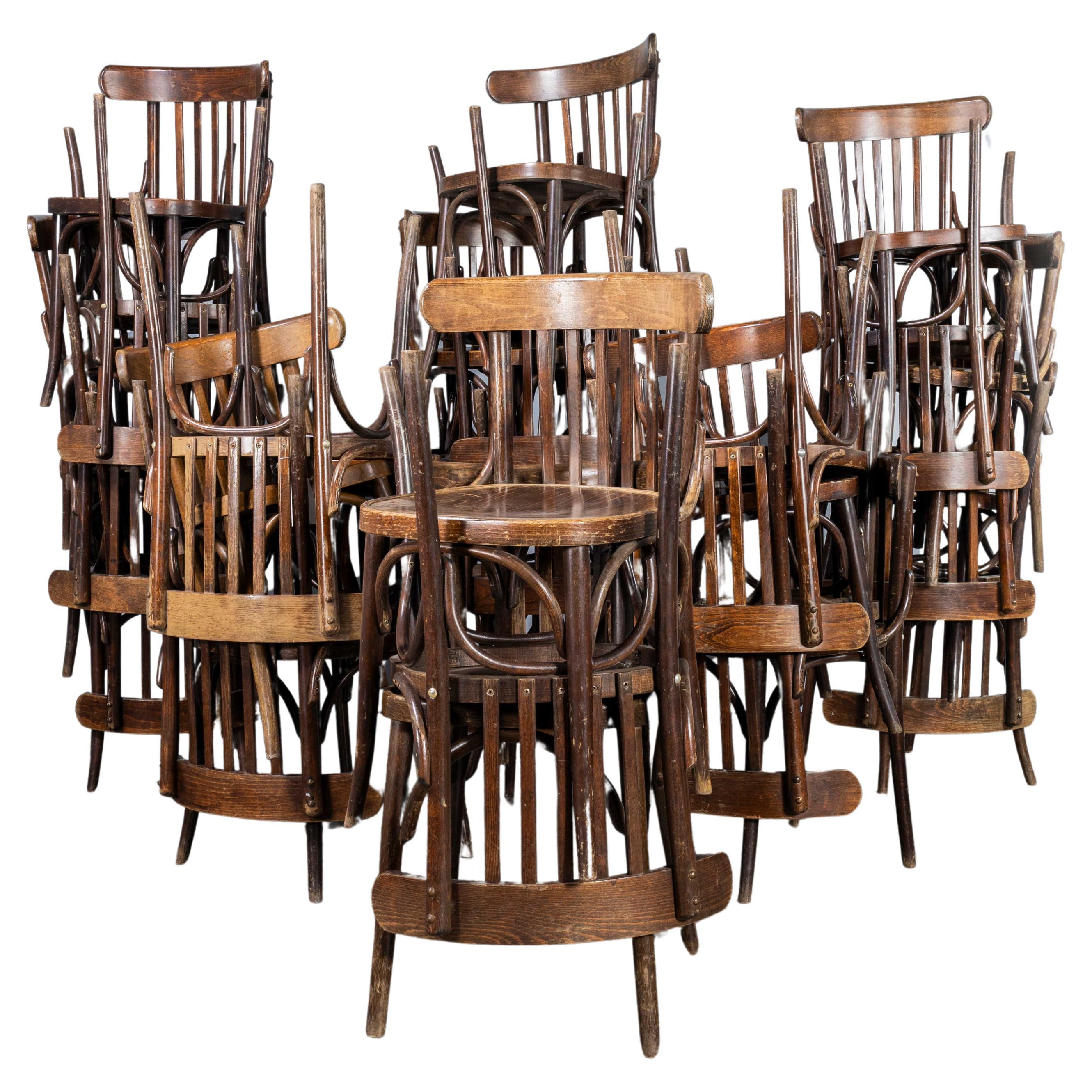 1960's Classic Bentwood Dining Chairs By Ton - Good Quantity Available For Sale at 1stDibs