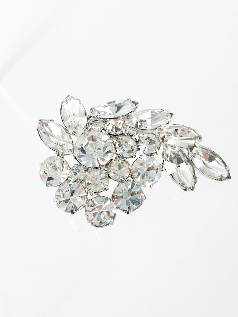 1950s Weiss Clear Rhinestone Set at 1stDibs