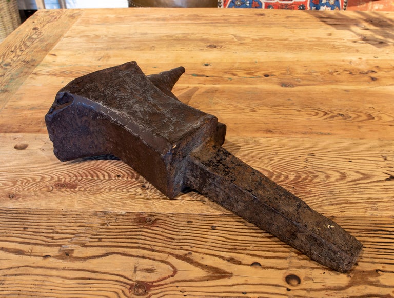 1950s Wrought Iron Anvil For Sale at 1stDibs