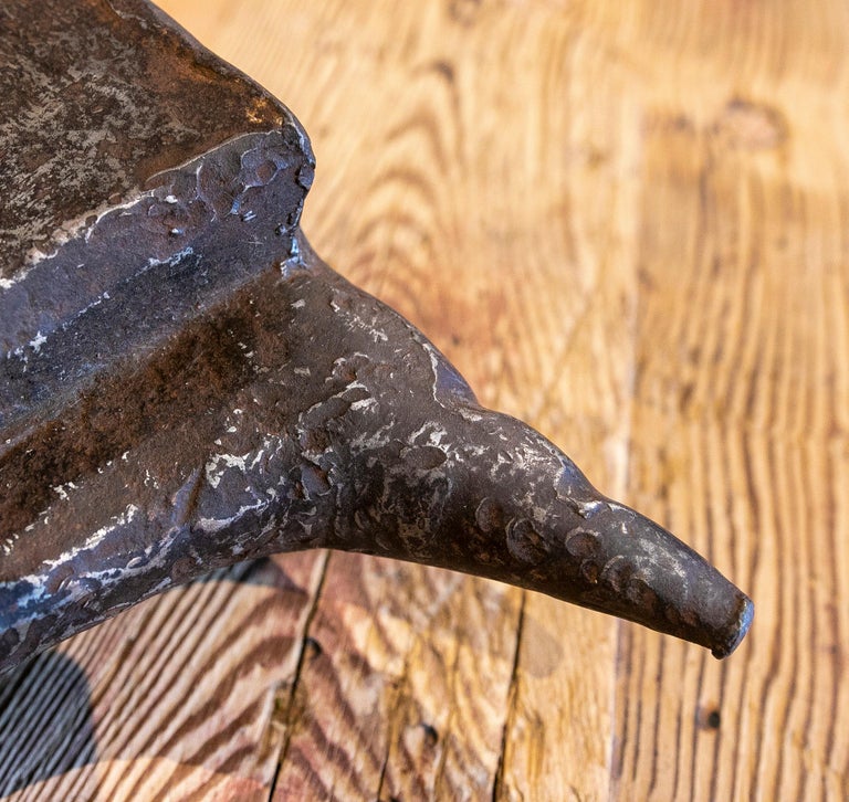 1950s Wrought Iron Anvil For Sale at 1stDibs