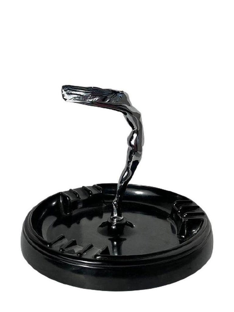 1952 Bakelite and Chrome Ashtray from Chicago For Sale at 1stDibs