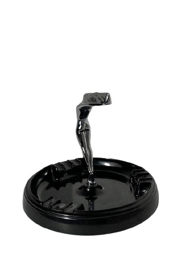 1952 Bakelite and Chrome Ashtray from Chicago For Sale at 1stDibs