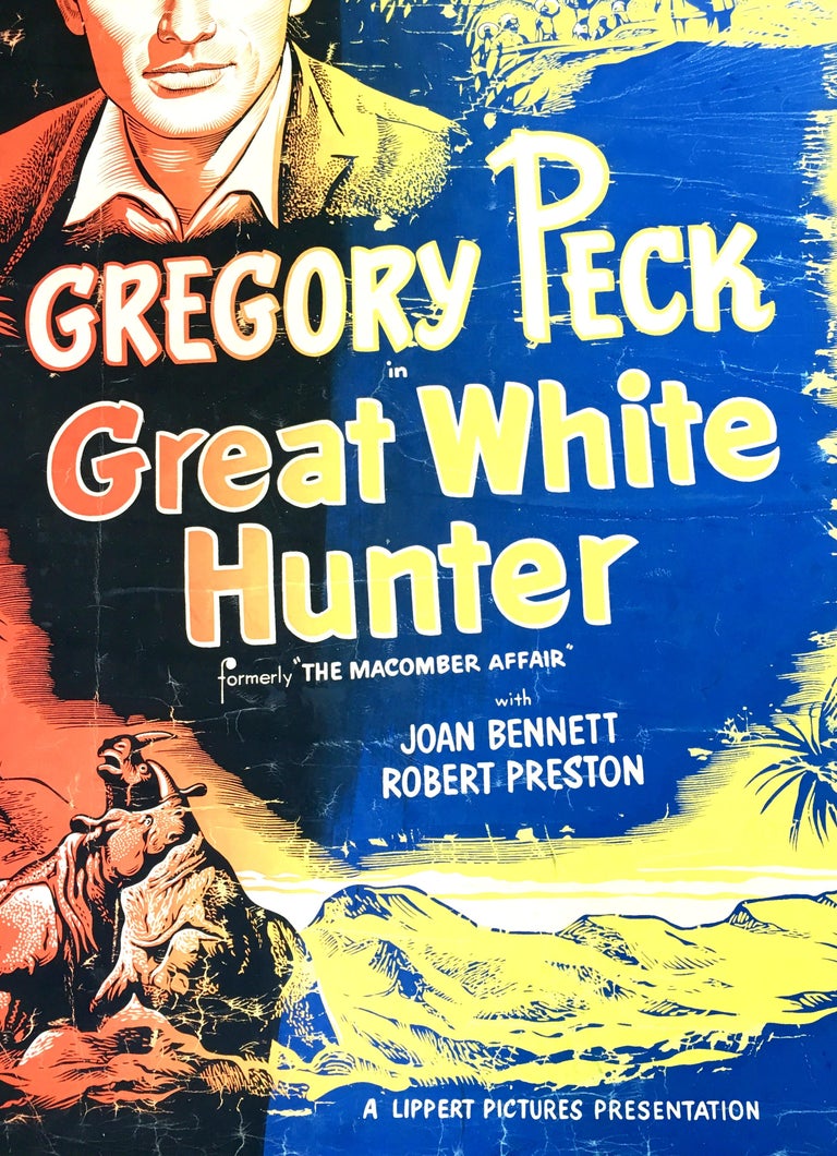 1952 Original Full Size Movie Poster Ernest Hemingway's, "Great White ...