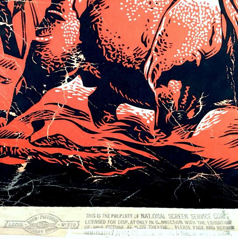 1952 Original Full Size Movie Poster Ernest Hemingway's, "Great White ...