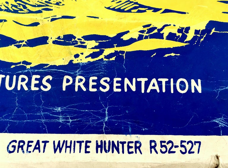 1952 Original Full Size Movie Poster Ernest Hemingway's, "Great White ...