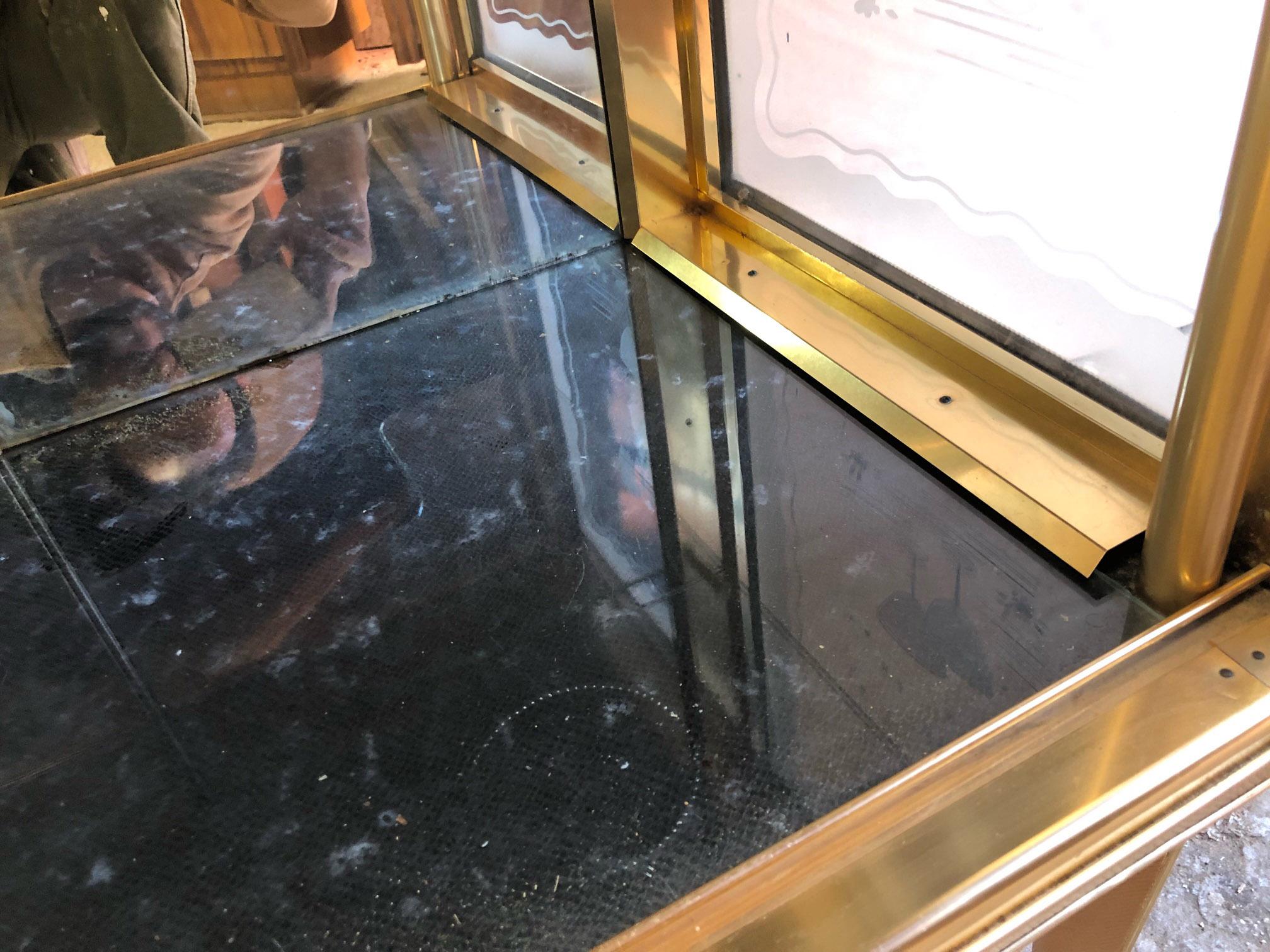 1953 Italian Cabinet Glass Umberto Mascagni Design rarity at 1stDibs