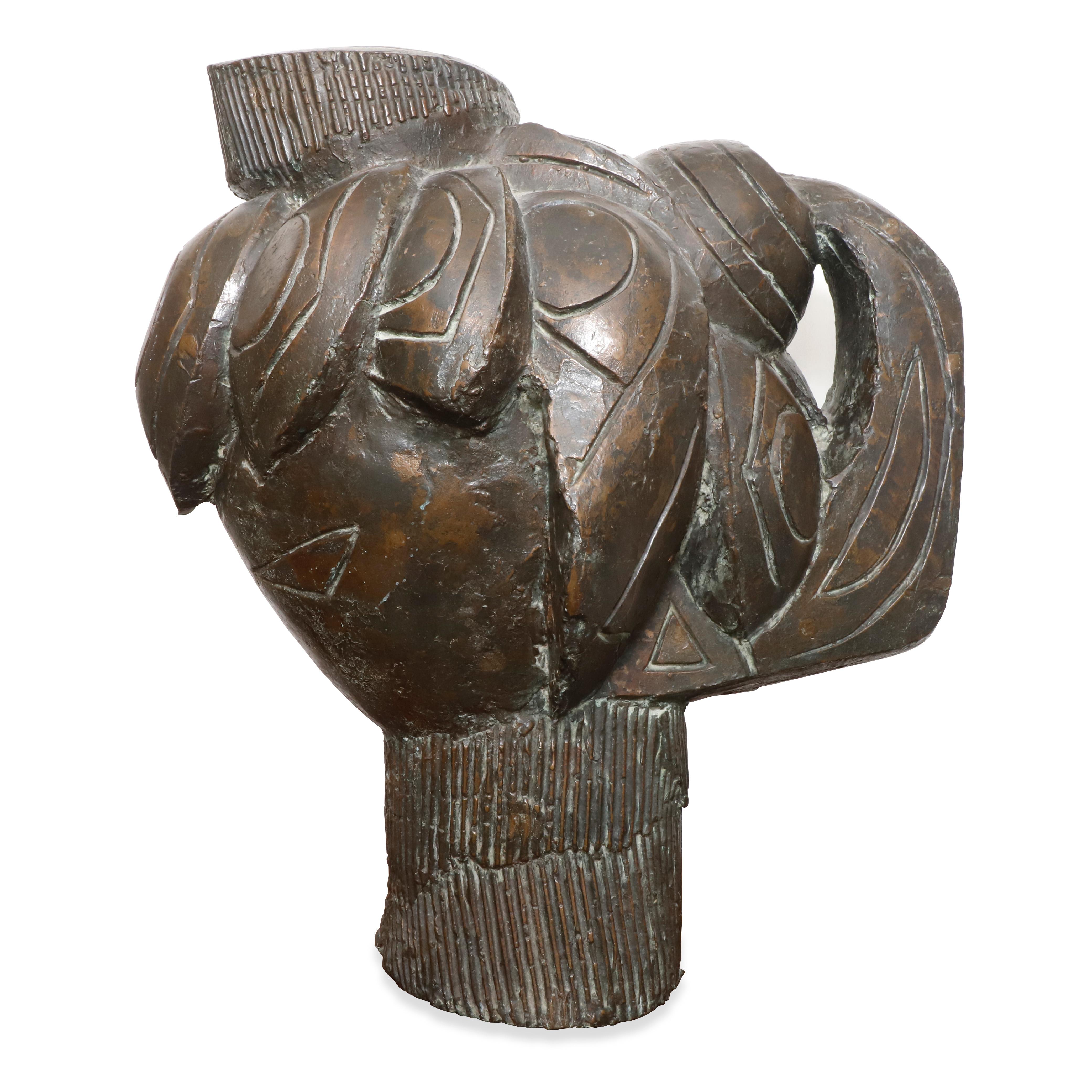 1955 "Tete La Femme" Sculpture by Henri Georges Adam For Sale at 1stDibs