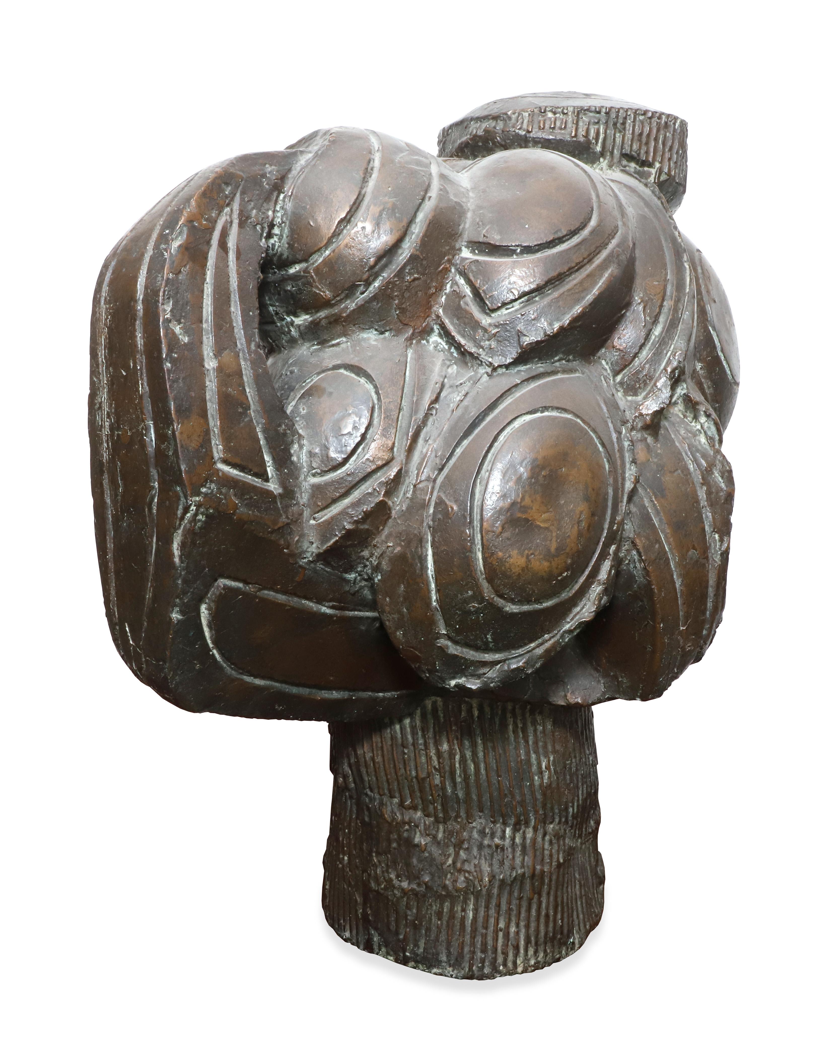 1955 "Tete La Femme" Sculpture by Henri Georges Adam For Sale at 1stDibs