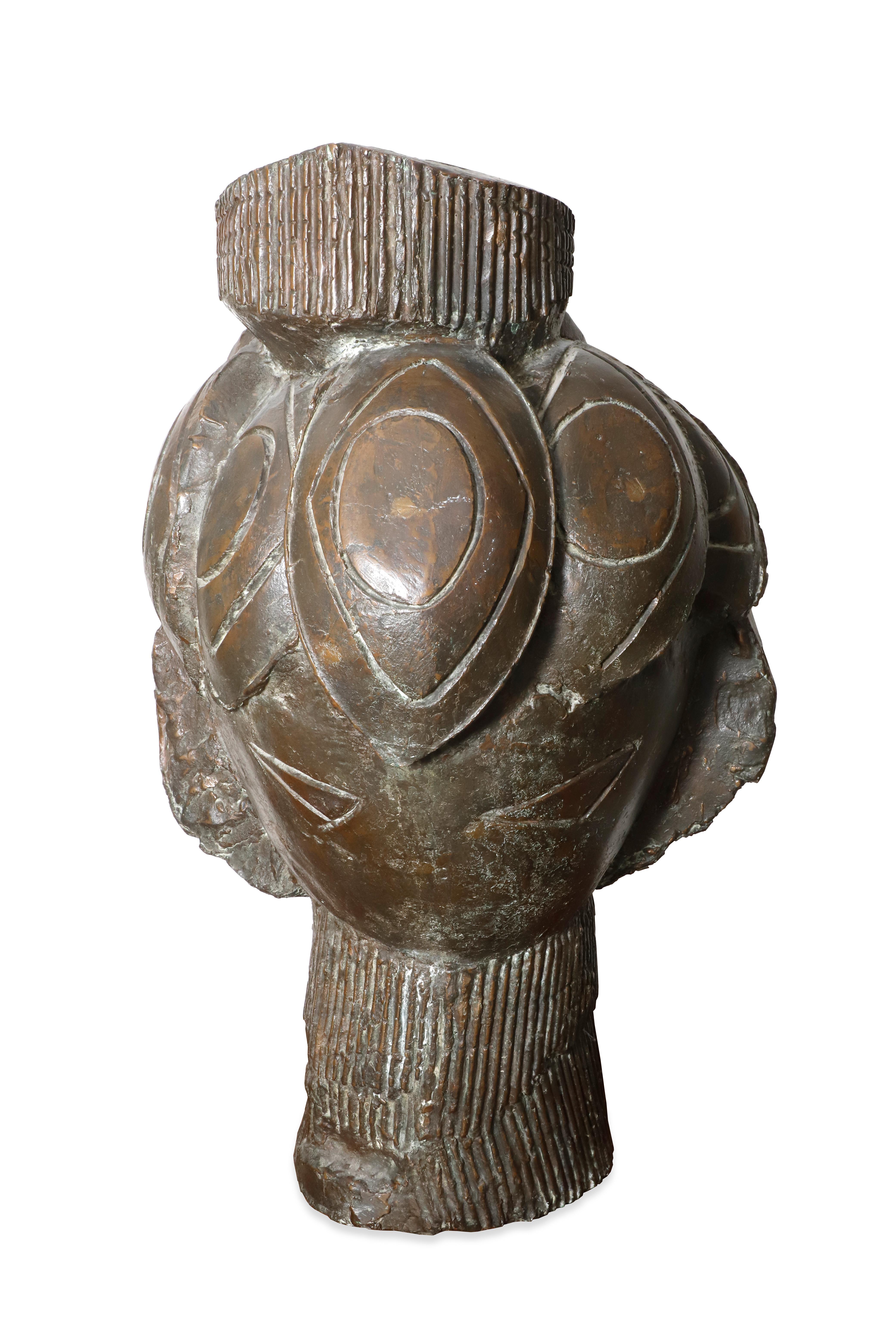 1955 "Tete La Femme" Sculpture by Henri Georges Adam For Sale at 1stDibs