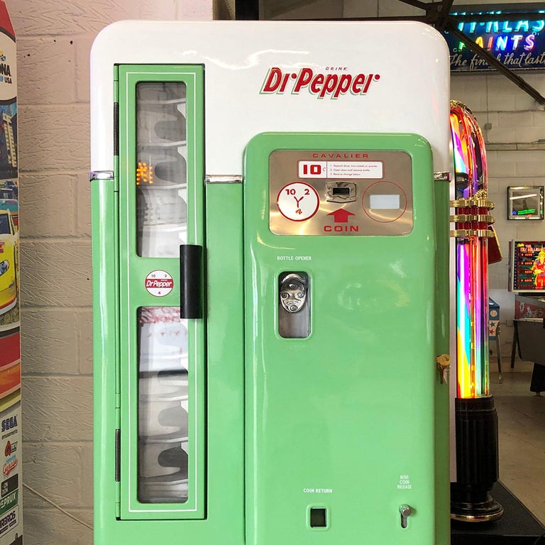 1957 Cavalier 72 Dr Pepper Machine For Sale at 1stDibs