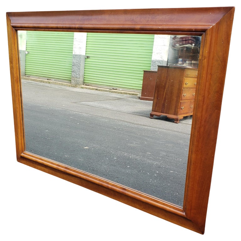 1957, Stickley Solid Cherry Wall Mirror For Sale at 1stDibs