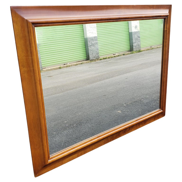 1957, Stickley Solid Cherry Wall Mirror For Sale at 1stDibs
