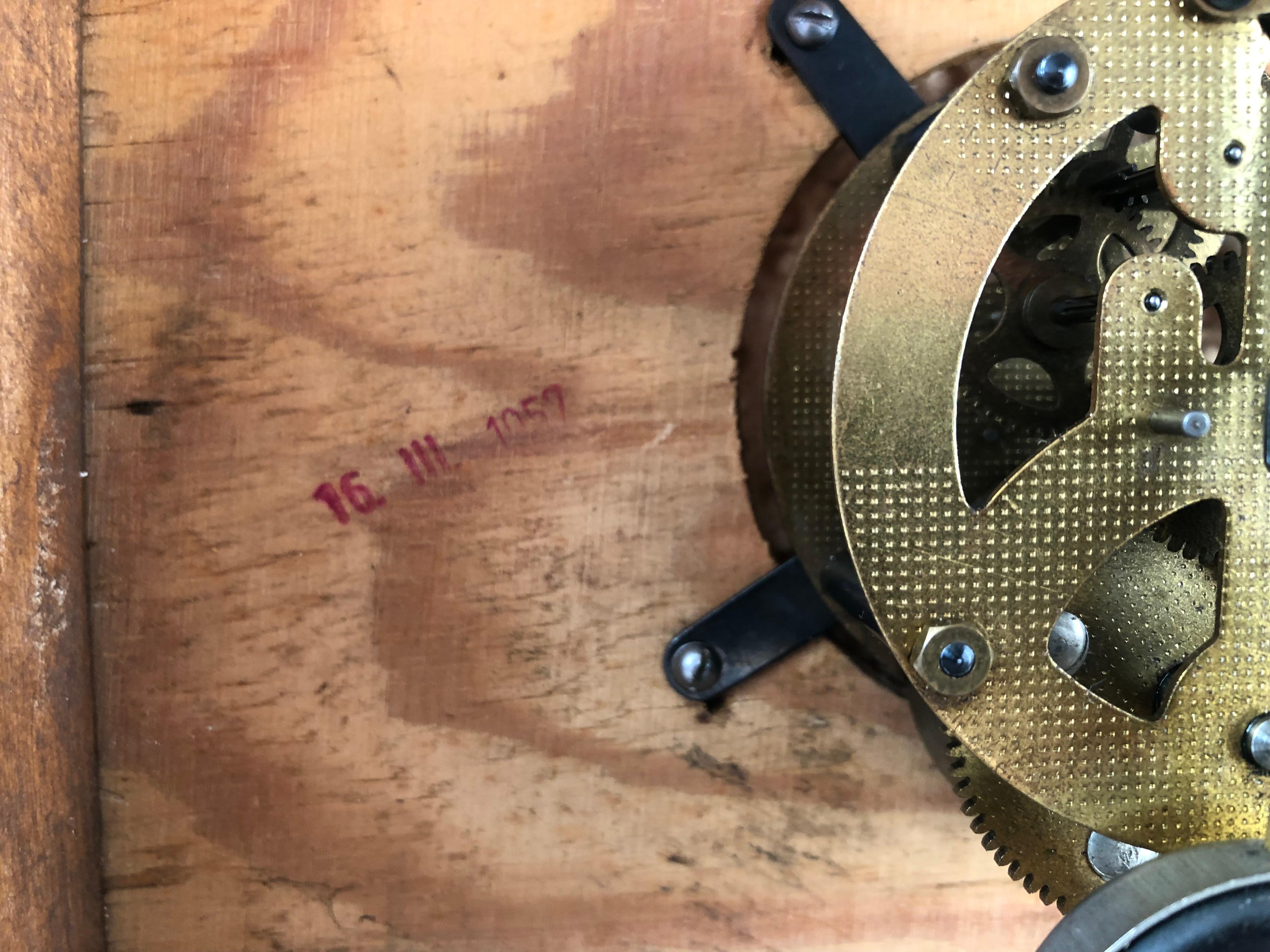 1957 Wall Clock Prim Czechoslovakia For Sale at 1stDibs