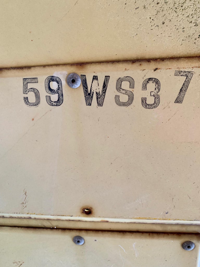 1959 California Highway 'Signal Ahead' Sign with Reflectors For Sale at ...