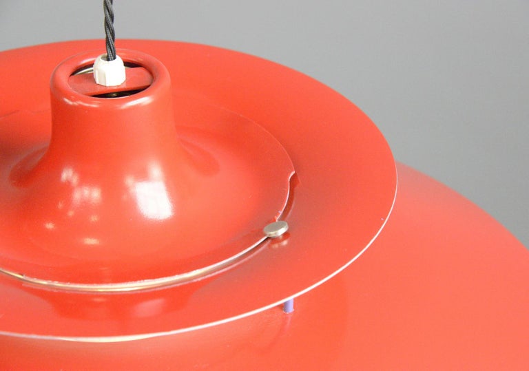 1959 Red Model PH5 Pendant Light by Louis Poulson at 1stDibs