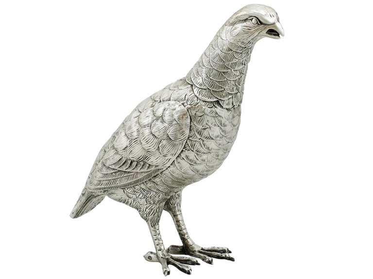 1959 Sterling Silver Table Birds at 1stDibs