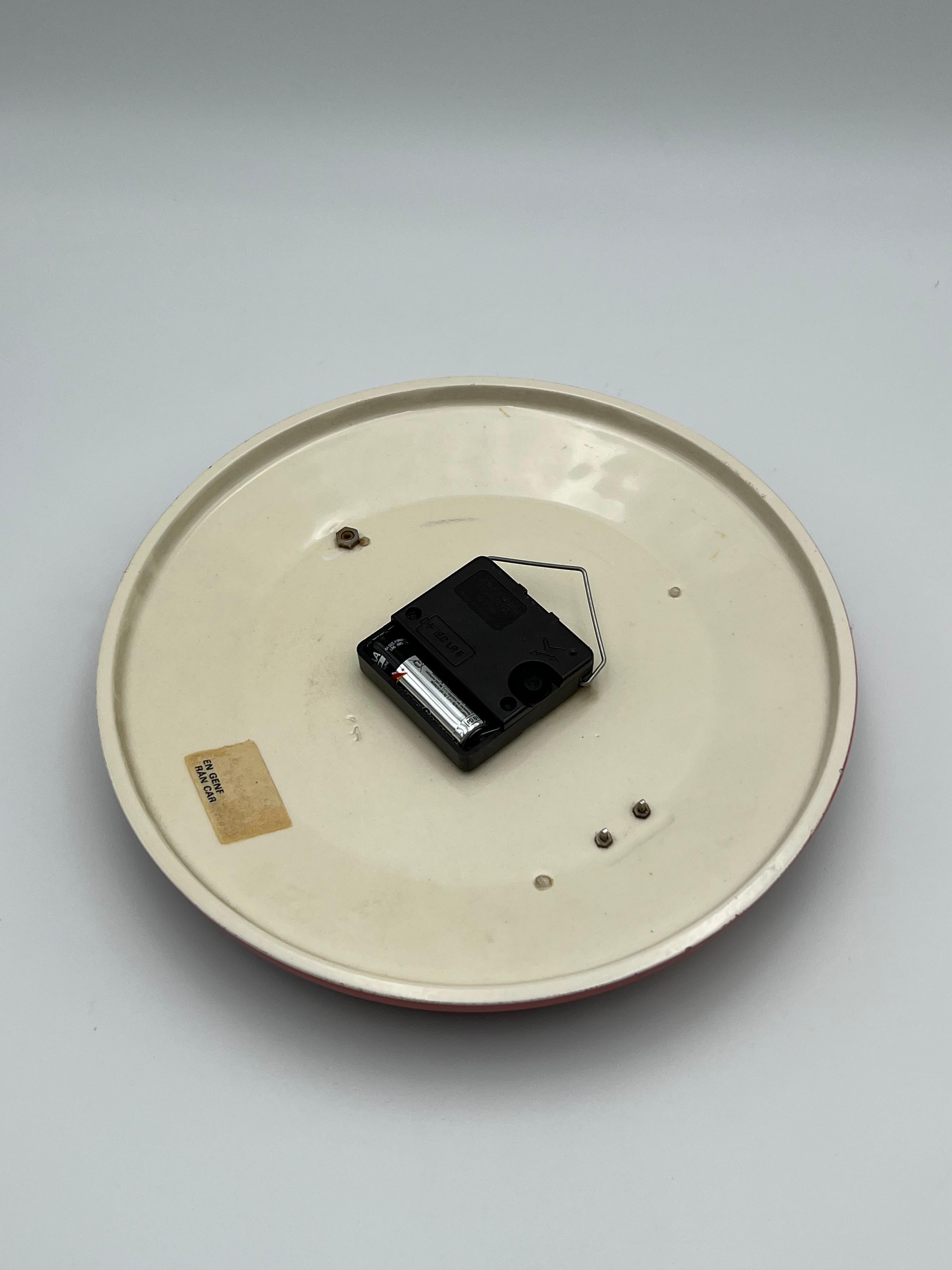 SOLD! - 1960/70s Swedish Mid-Century Modern Ceramic Wall Clock by Carl ...