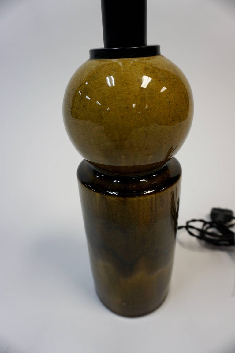 1960 Allan Schmidt for Kahler Danish Pottery Lamp For Sale at 1stDibs