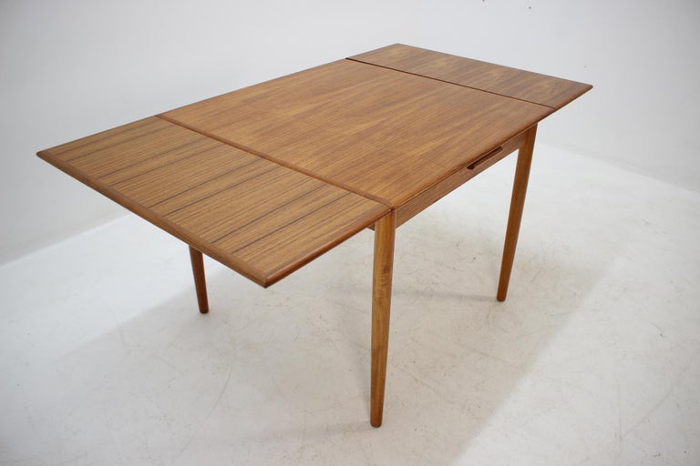 1960 Danish Teak Extendable Table at 1stDibs