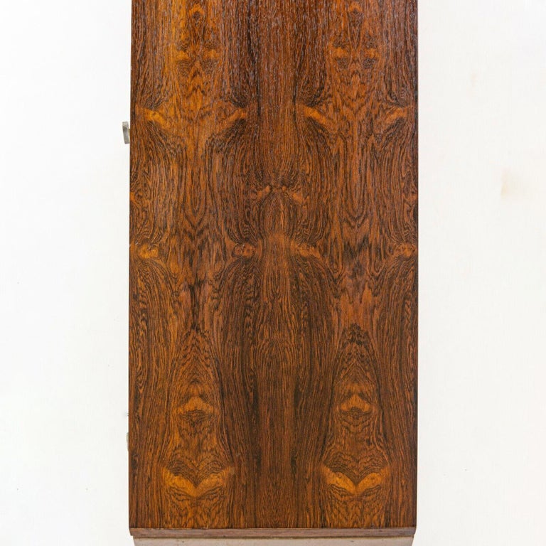 1960 Gerald Luss Rosewood and Metal Credenza Cabinet Once Attributed to ...