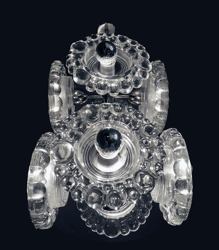 1960 Germany Peill and Putzler Sputnik Water Drop Chandelier Murano ...