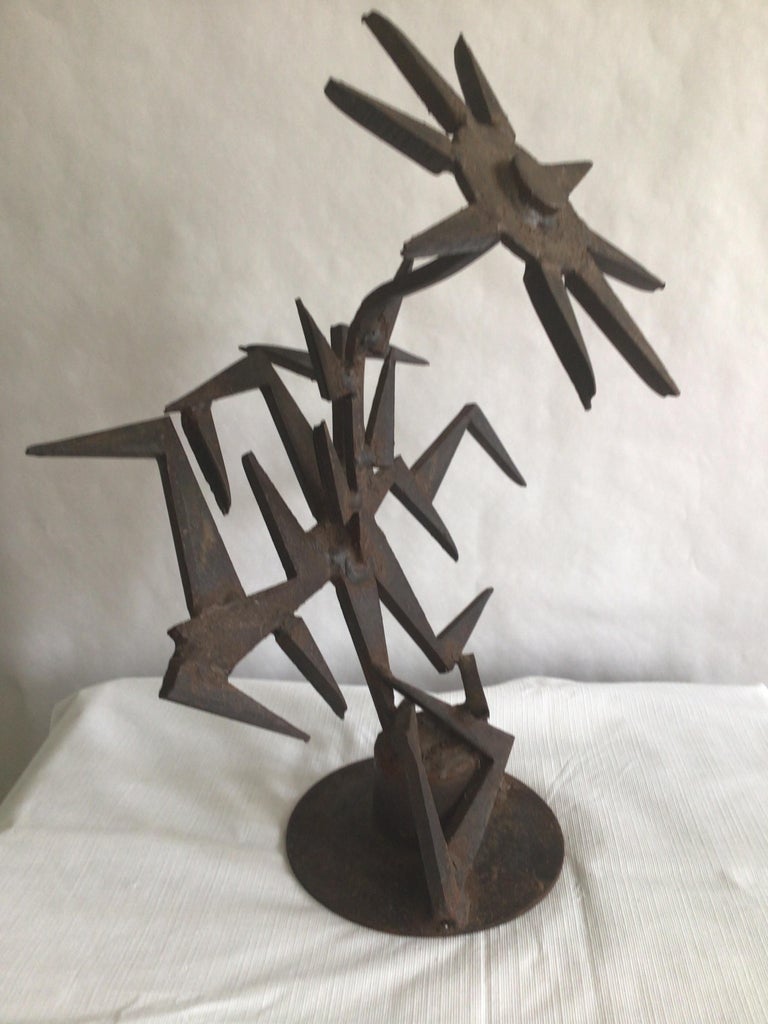 1960 Iron Industrial Sculpture For Sale at 1stDibs