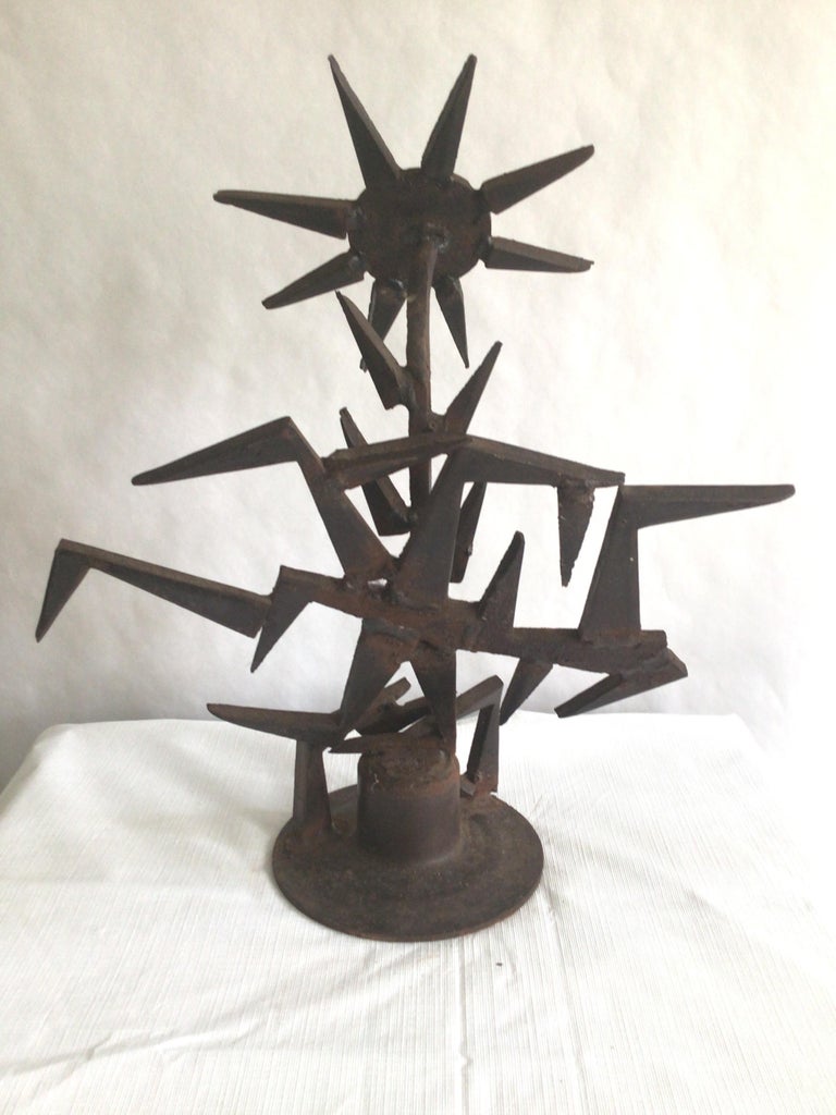 1960 Iron Industrial Sculpture For Sale at 1stDibs