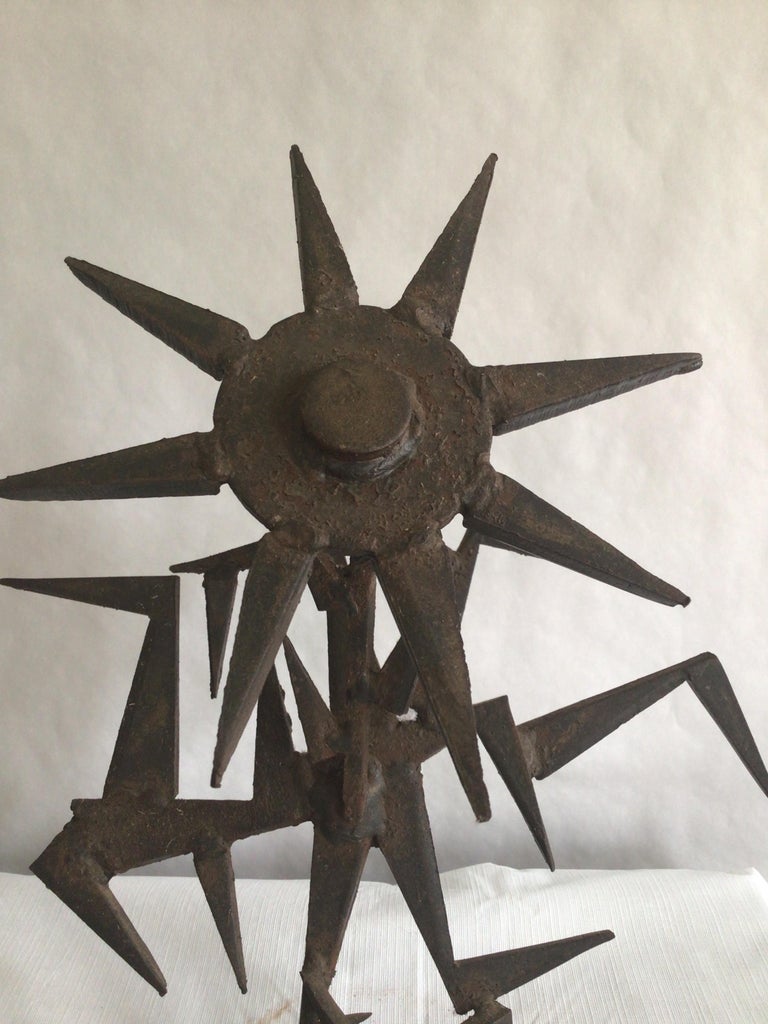 1960 Iron Industrial Sculpture For Sale at 1stDibs