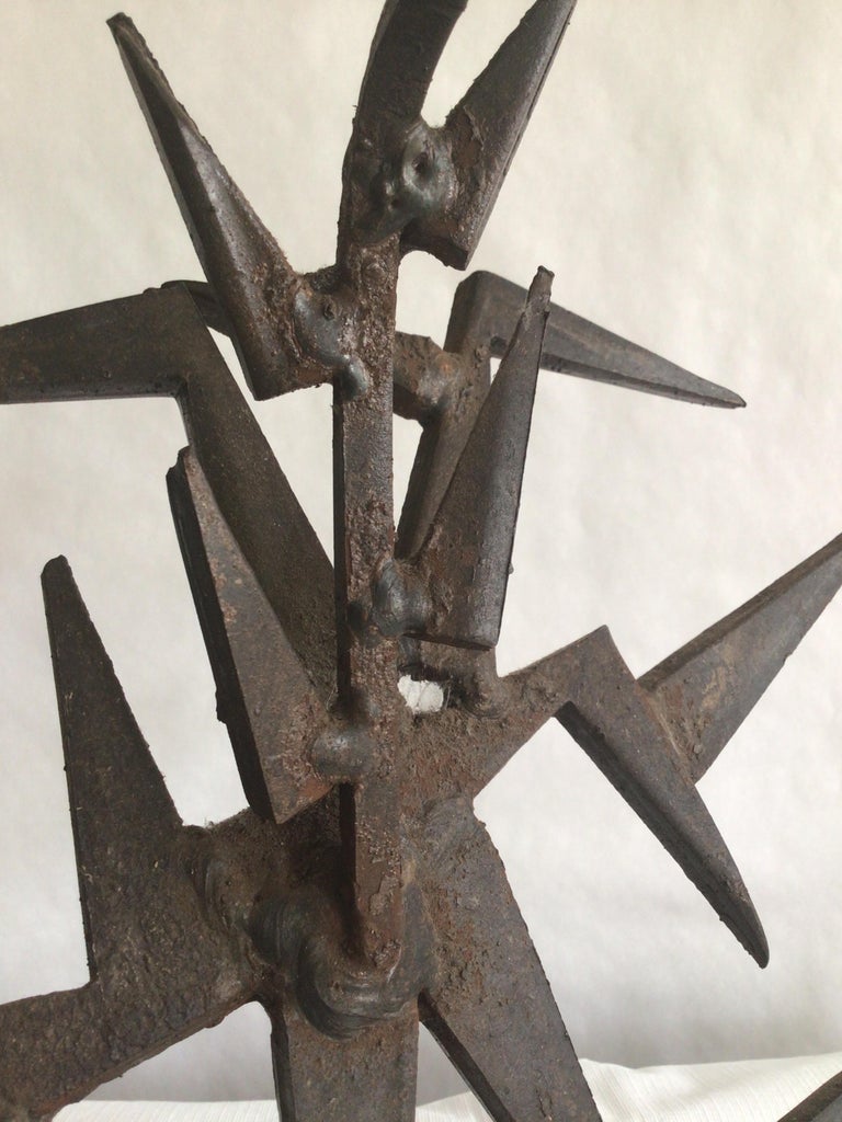 1960 Iron Industrial Sculpture For Sale at 1stDibs