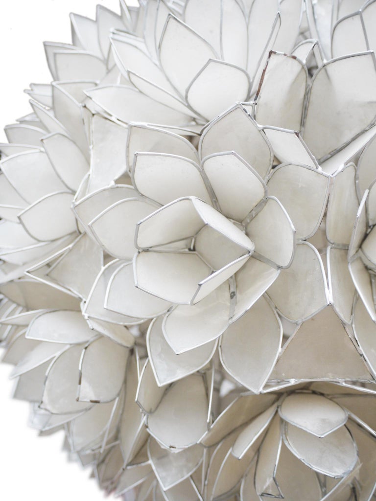 1960 Large Lotus Ball Chandelier Pendant Light at 1stDibs | lotus ...