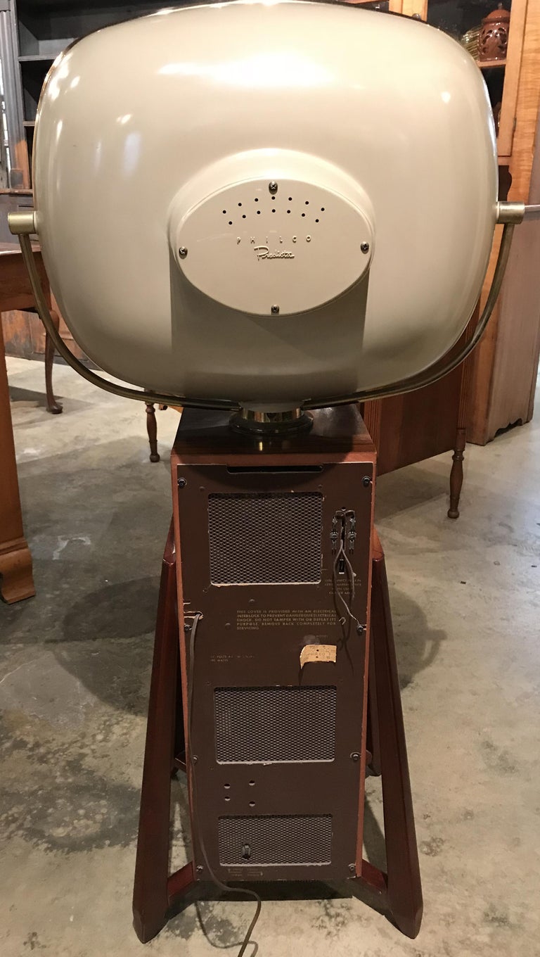 1960 Philco Predicta Continental 4730 Swivel Screen Television TV with ...