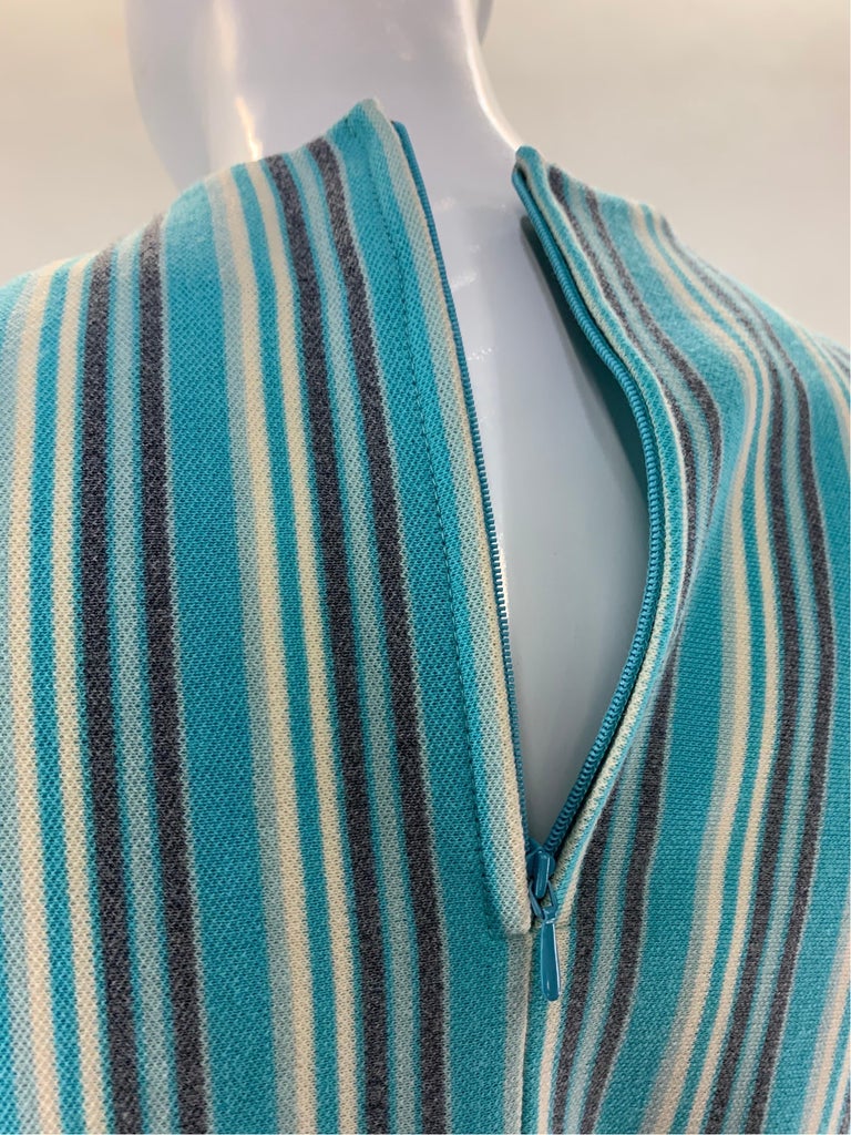 1960 Promenade - Holland Turquoise Wool Double-Knit 3-Piece Skirt Suit ...